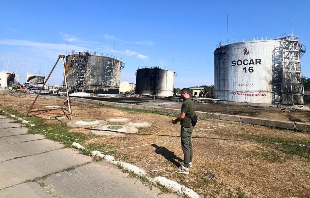 The damage to SOCAR's oil depot caused UAH 94 million in environmental ...